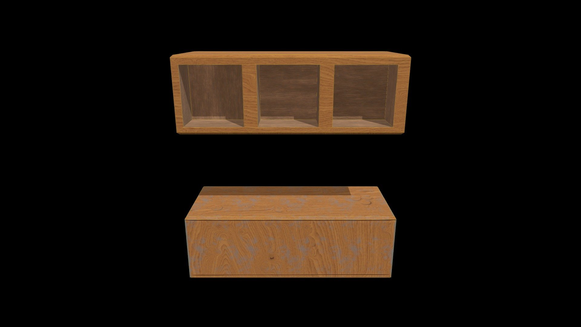 gamers kitchen counter and cabinet - 3D model by brokeneveryupdate ...