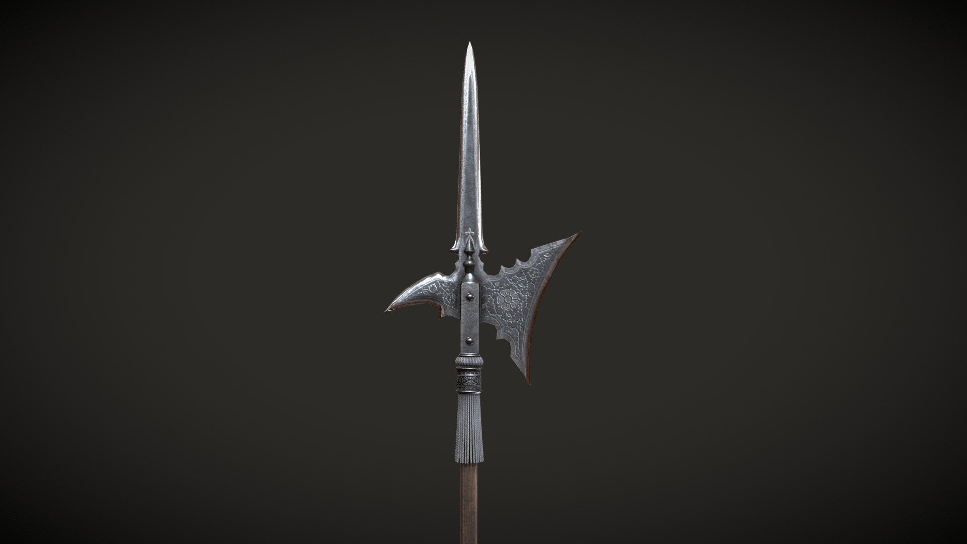 Renaissance Halberd - Download Free 3D model by RomarovArt (@RomarArt ...