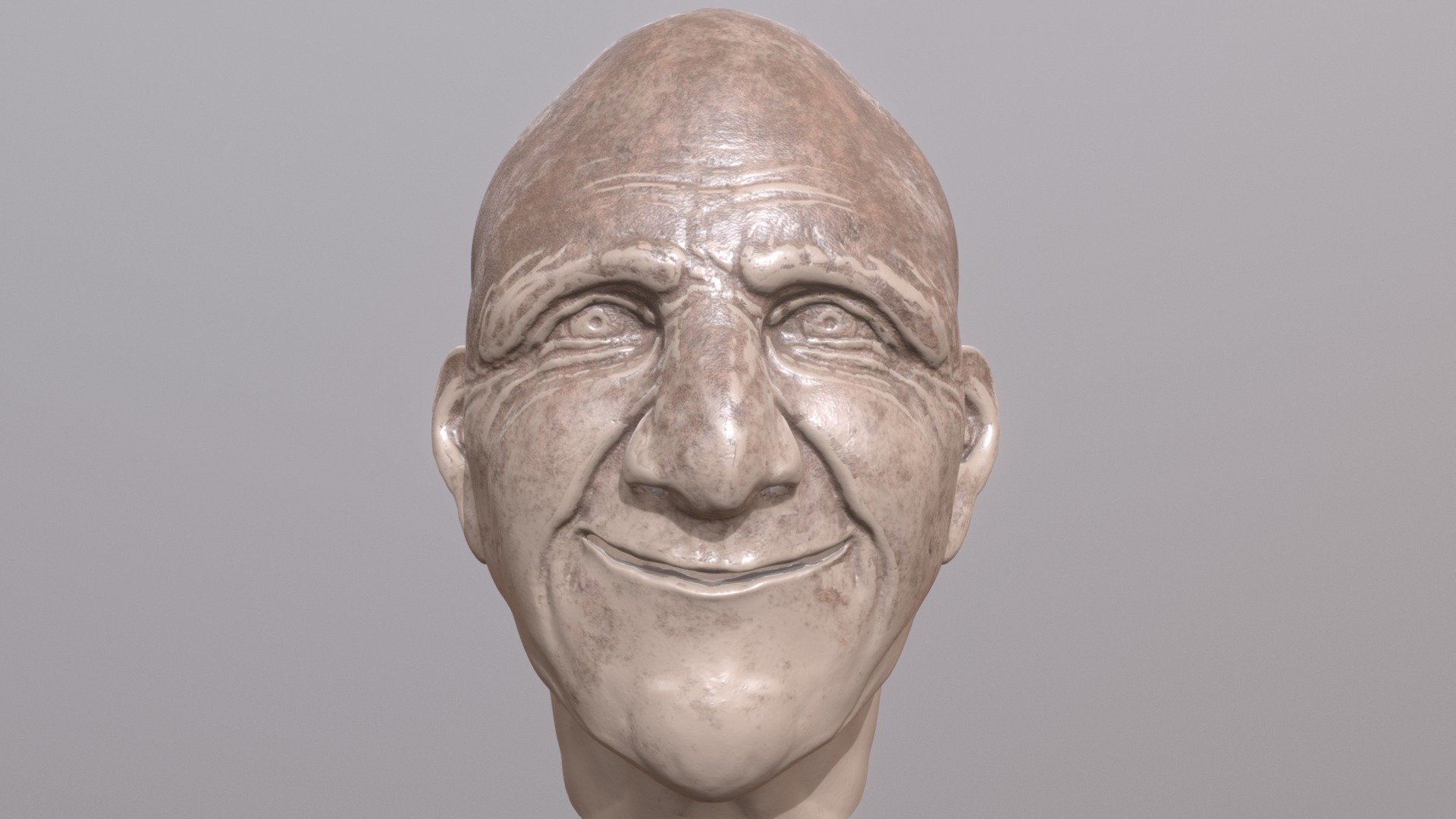 Happyness face #SculptJanury18 - 3D model by Mikey G (@mags) [a1e0ac9 ...