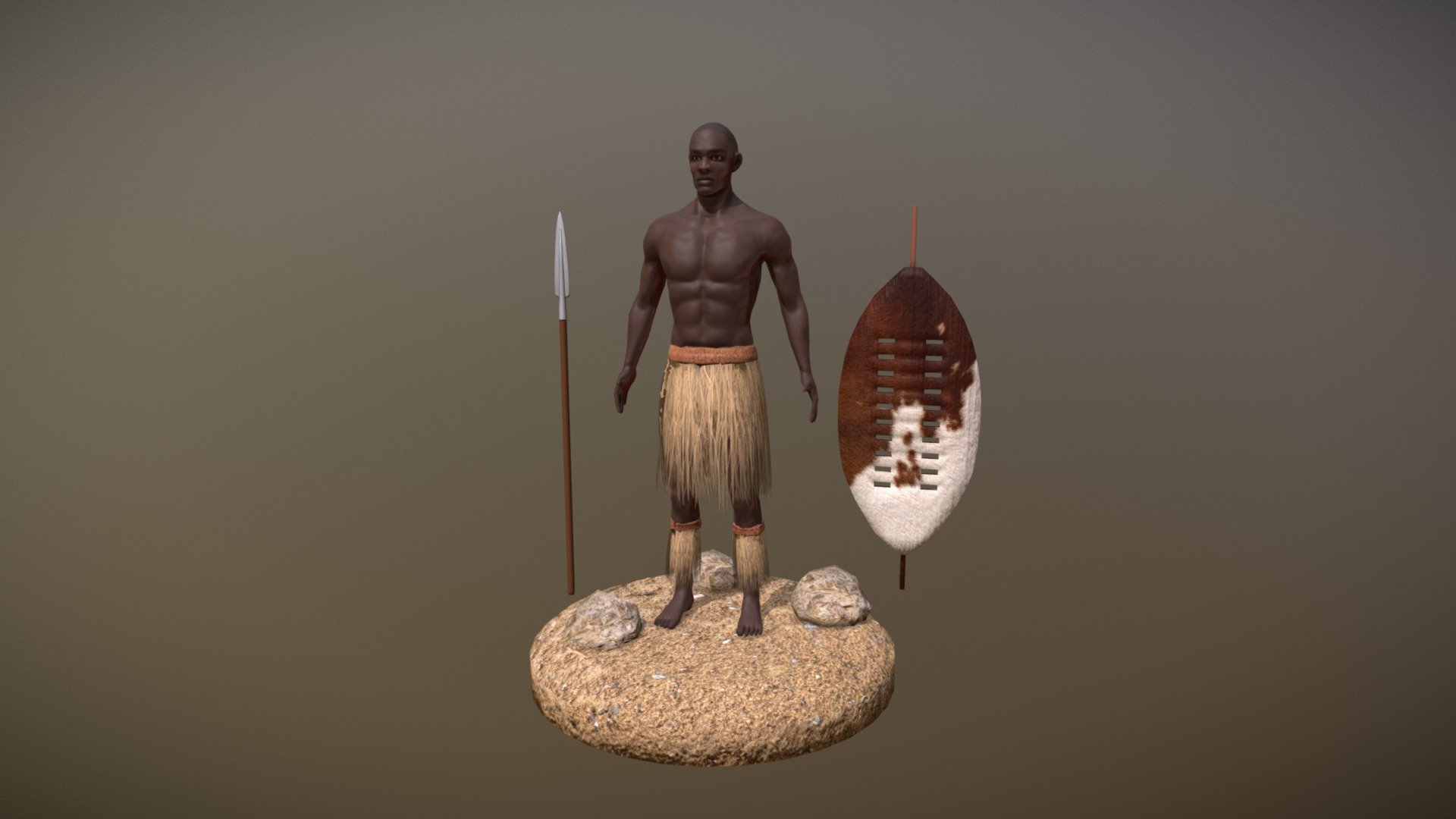Zulu - Download Free 3D model by FedeOde [a1e0d4e] - Sketchfab