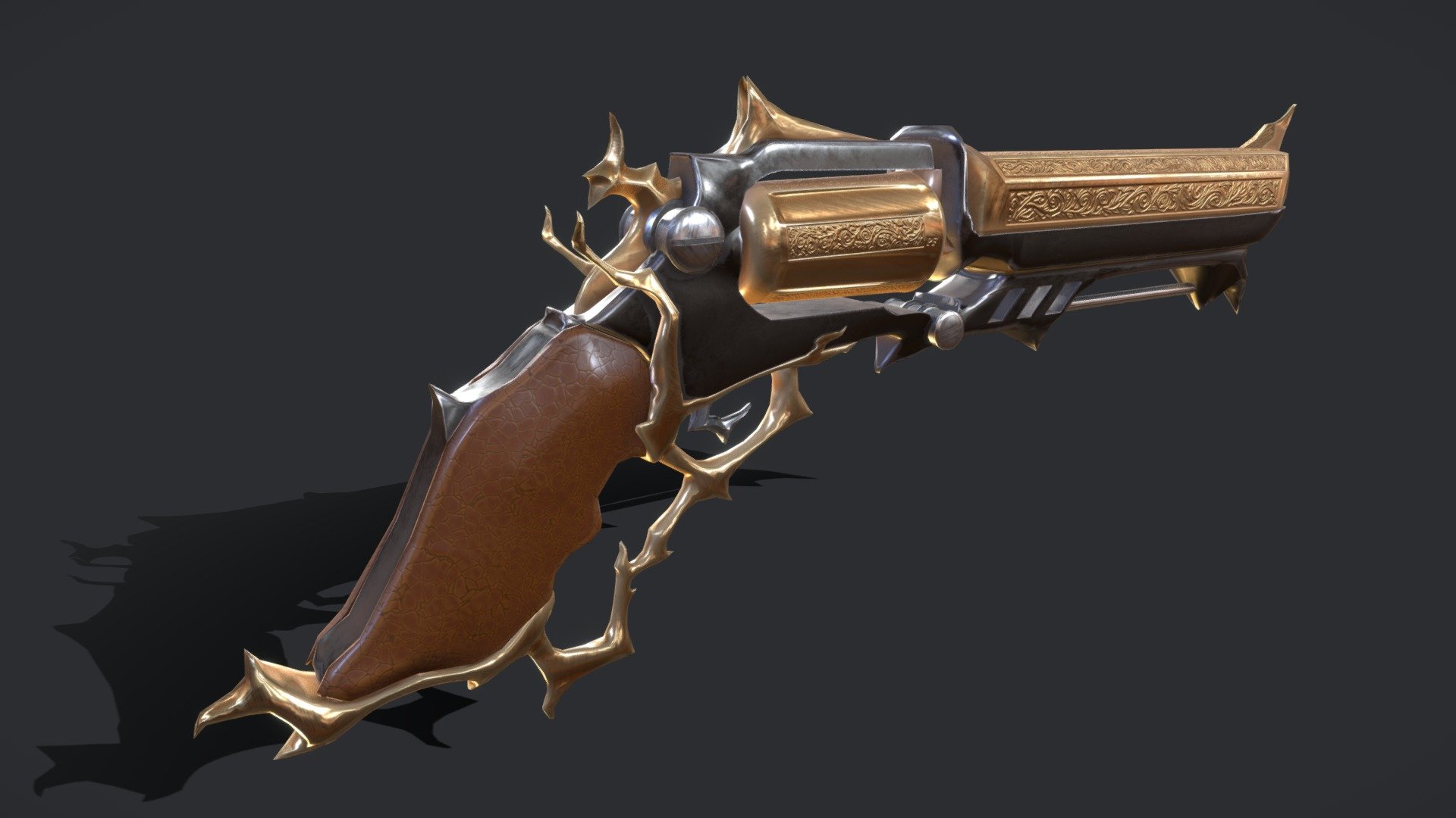 Revolver - Horror Vacui - 3D model by paufiol [a1e1252] - Sketchfab