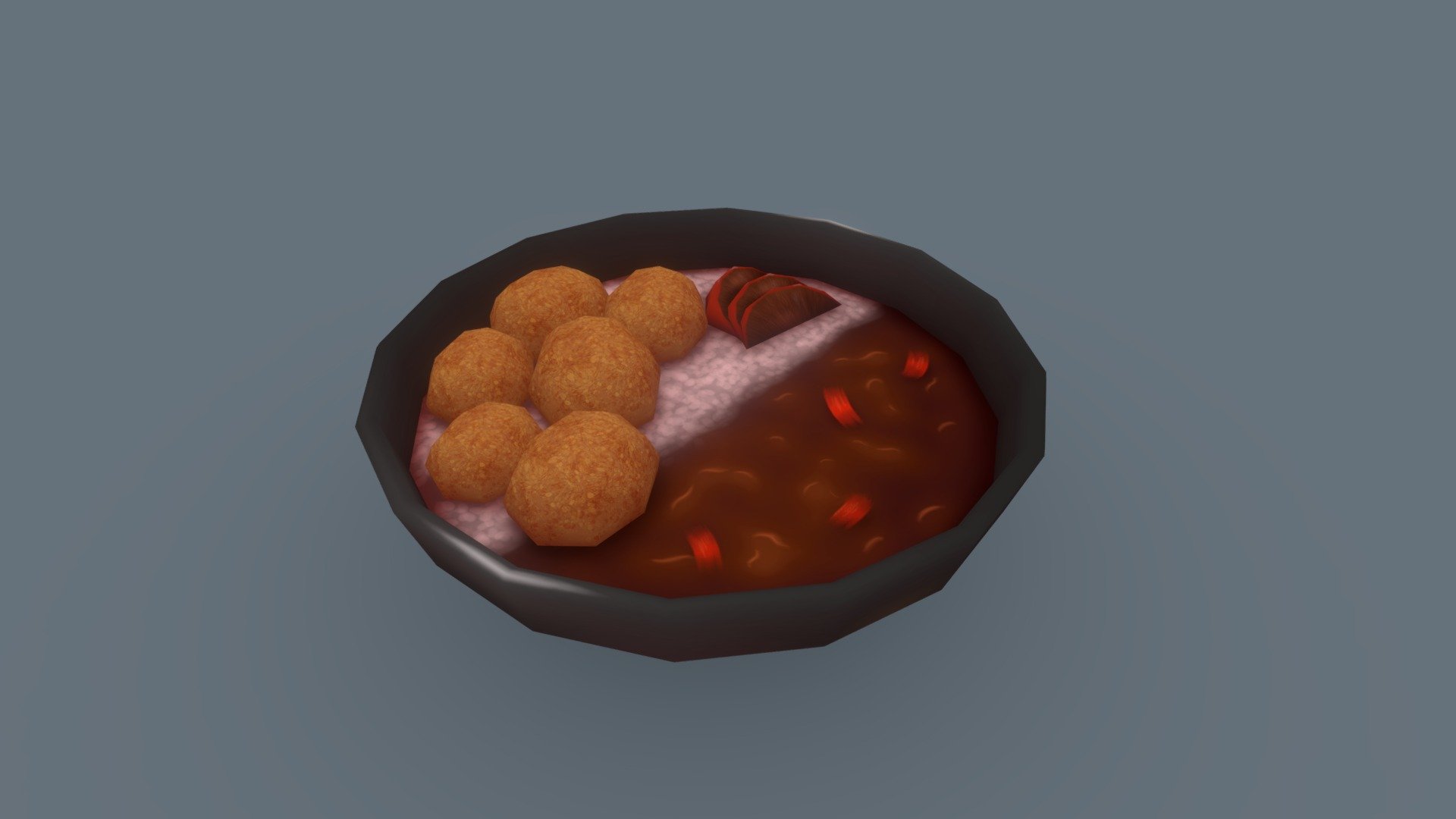 Bowl - Lowpoly - Download Free 3D model by RafaelScopel [a1e25d0 ...