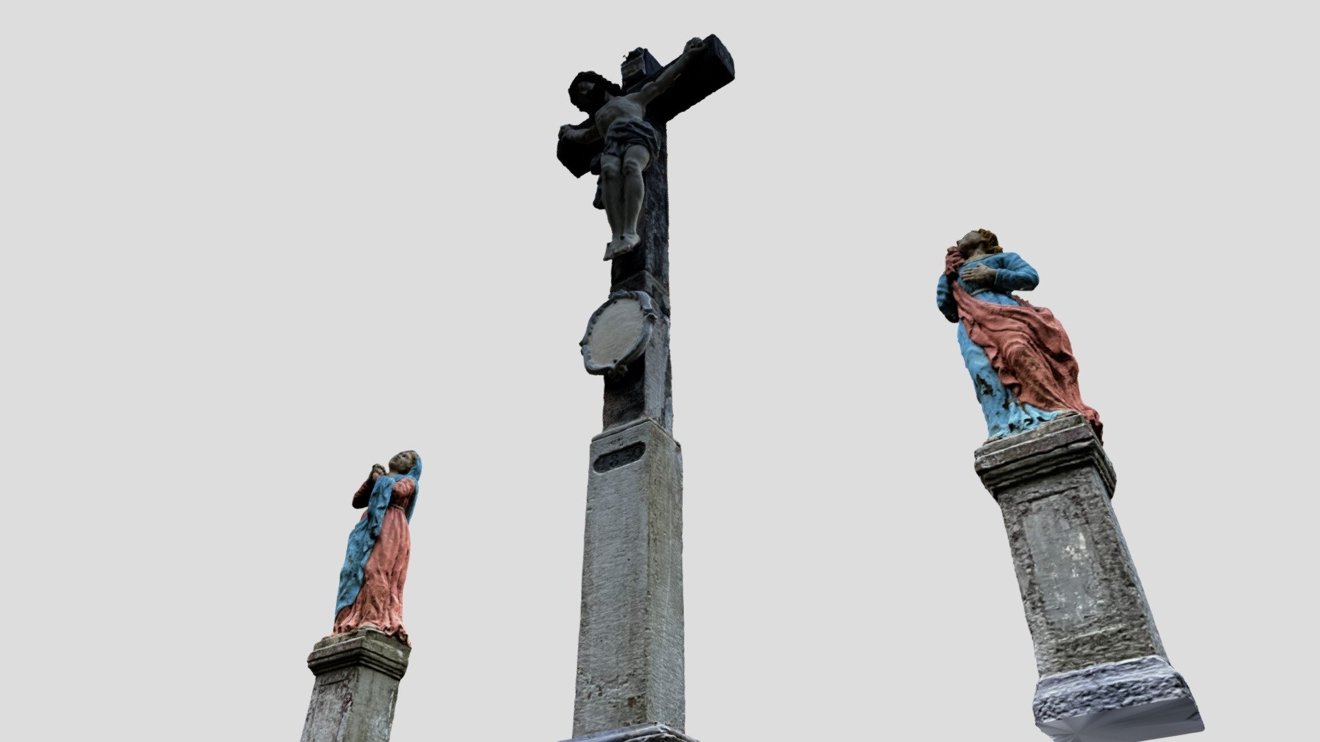 Calvary Statues - Jesus - Rimlishof - 3D model by Mickanside [a1e46fd ...