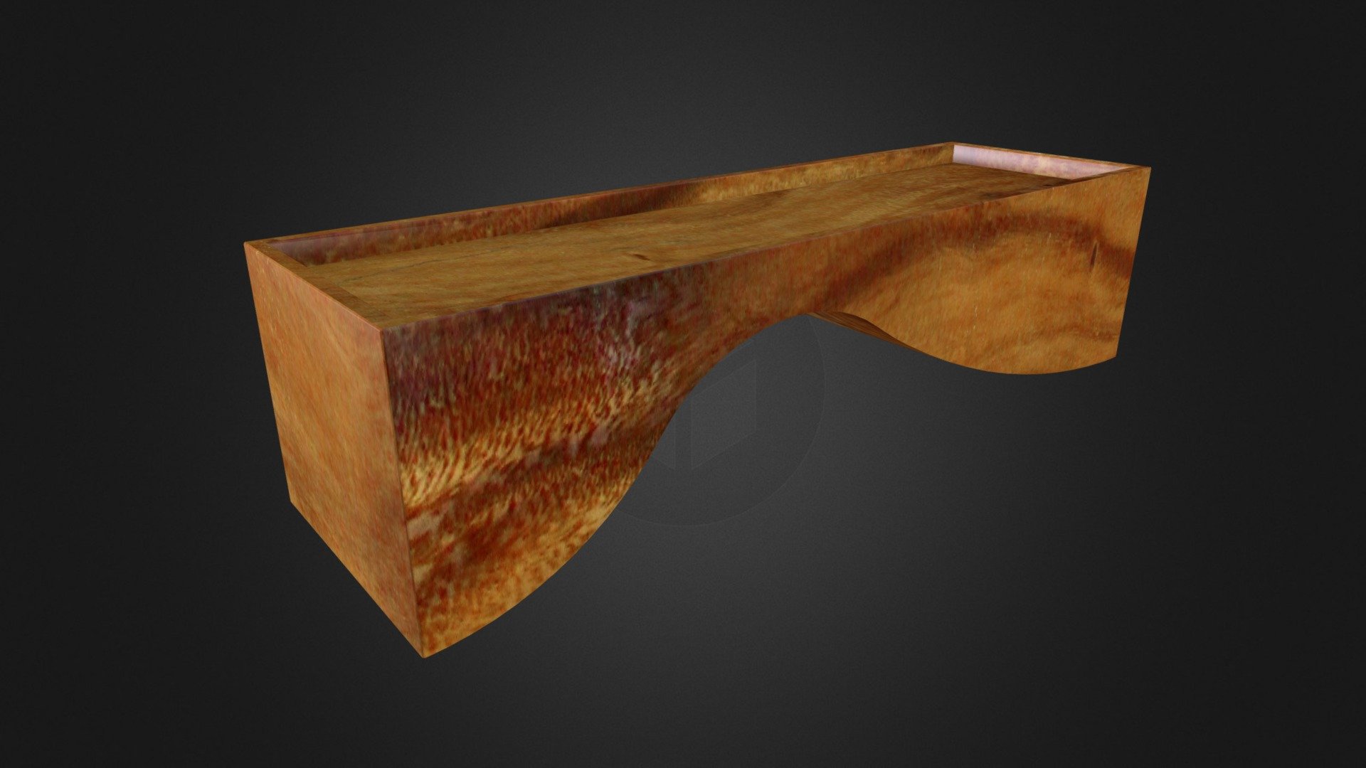 Wood Bench - 3D model by Robby (@freshdecember) [a1e534a] - Sketchfab