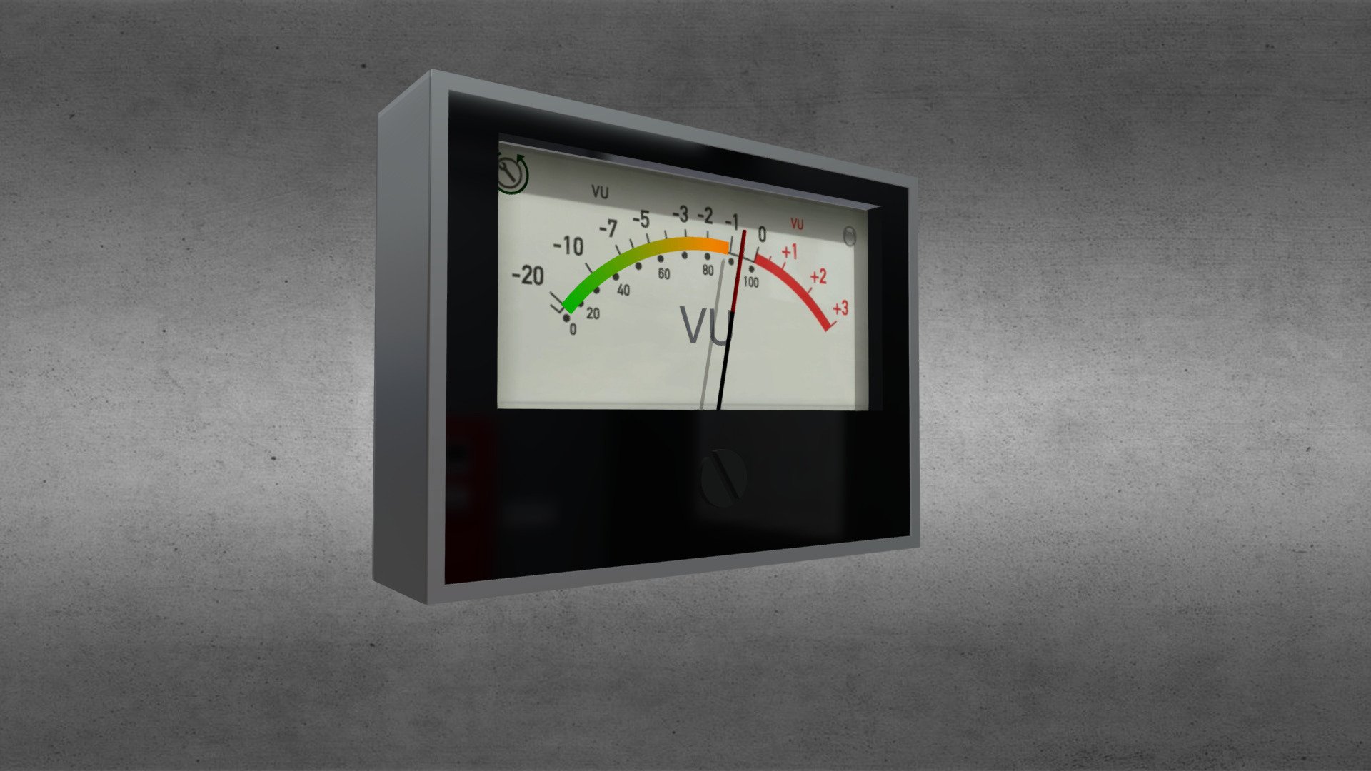 Vu-Meter - Download Free 3D model by jvin [a1e5e02] - Sketchfab