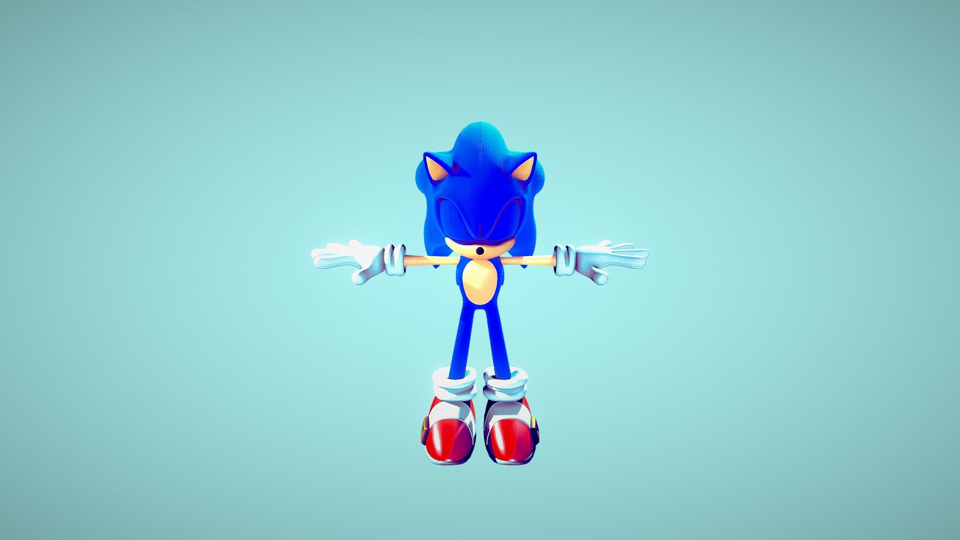 Sonic Paul FK V.2 - Download Free 3D model by ScruffyMcducky [a1e5fca ...