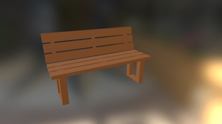 Bench - 3D model by ashick.akonjee [a1e6269] - Sketchfab