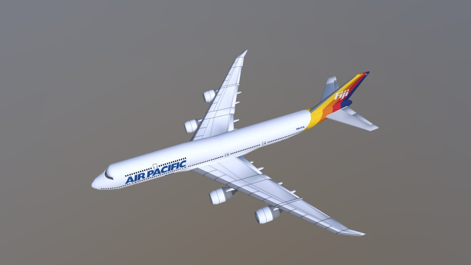 Boeing_Fiji Airways(Air Pacific) - Download Free 3D model by Akiko ...