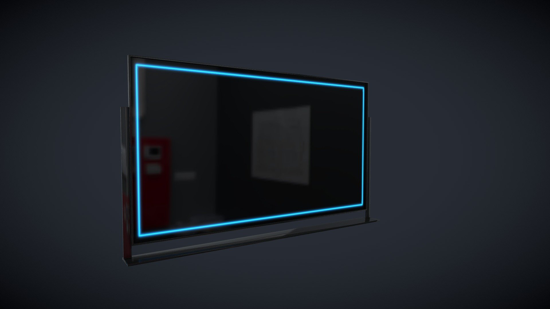 future_tv_006_black_screen - 3D model by 3polies [a1e8d4b] - Sketchfab