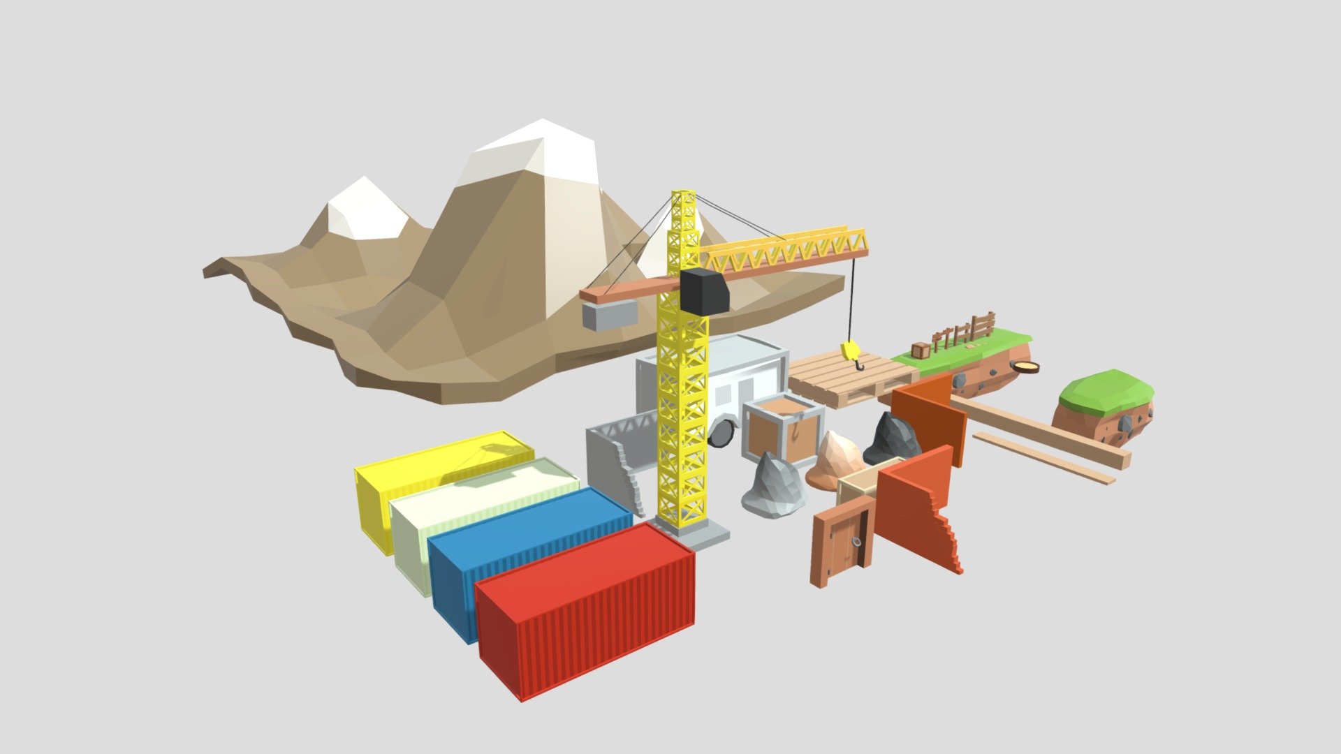 Random Low Poly Stuff - Download Free 3D model by dartuchiwa [a1e8fb9 ...