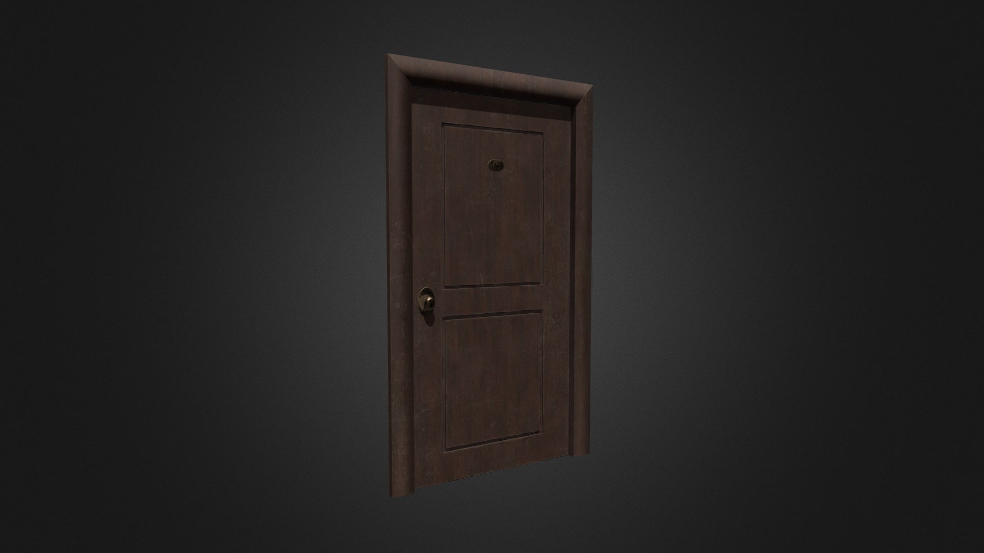 old hotel door - 3D model by tywonek [a1e9104] - Sketchfab