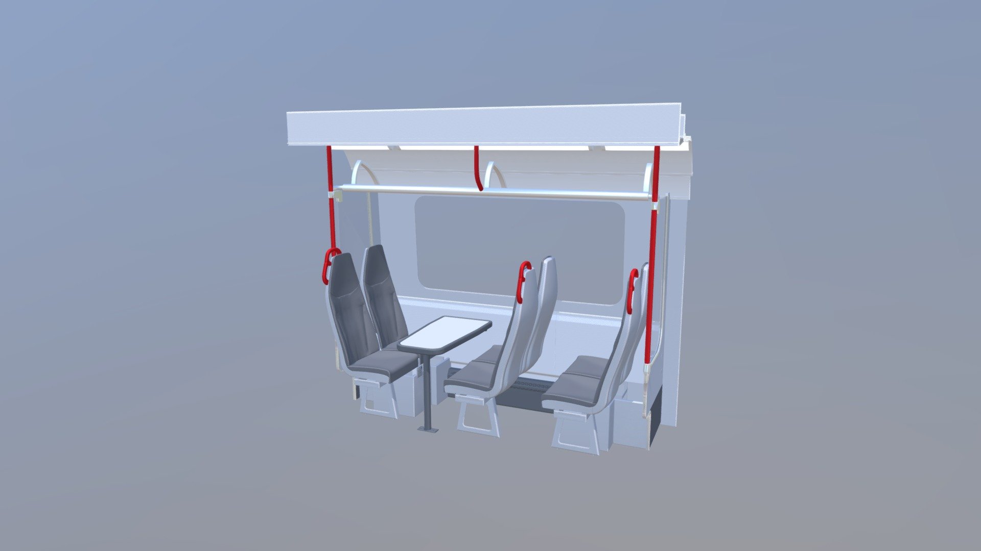 Luggage Rack Section v3 - 3D model by creactive-transport [a1ec3ff ...