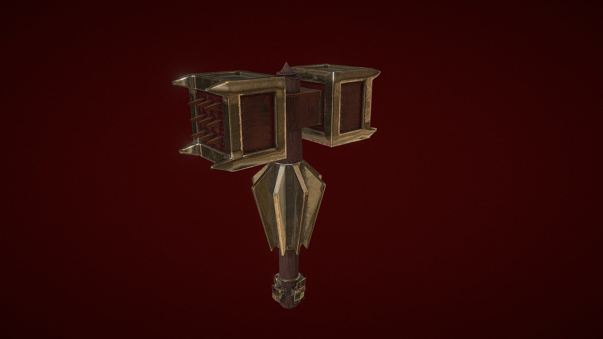 Battle Hammer - Download Free 3D model by Tunca.Erkal [a1ee1dc] - Sketchfab
