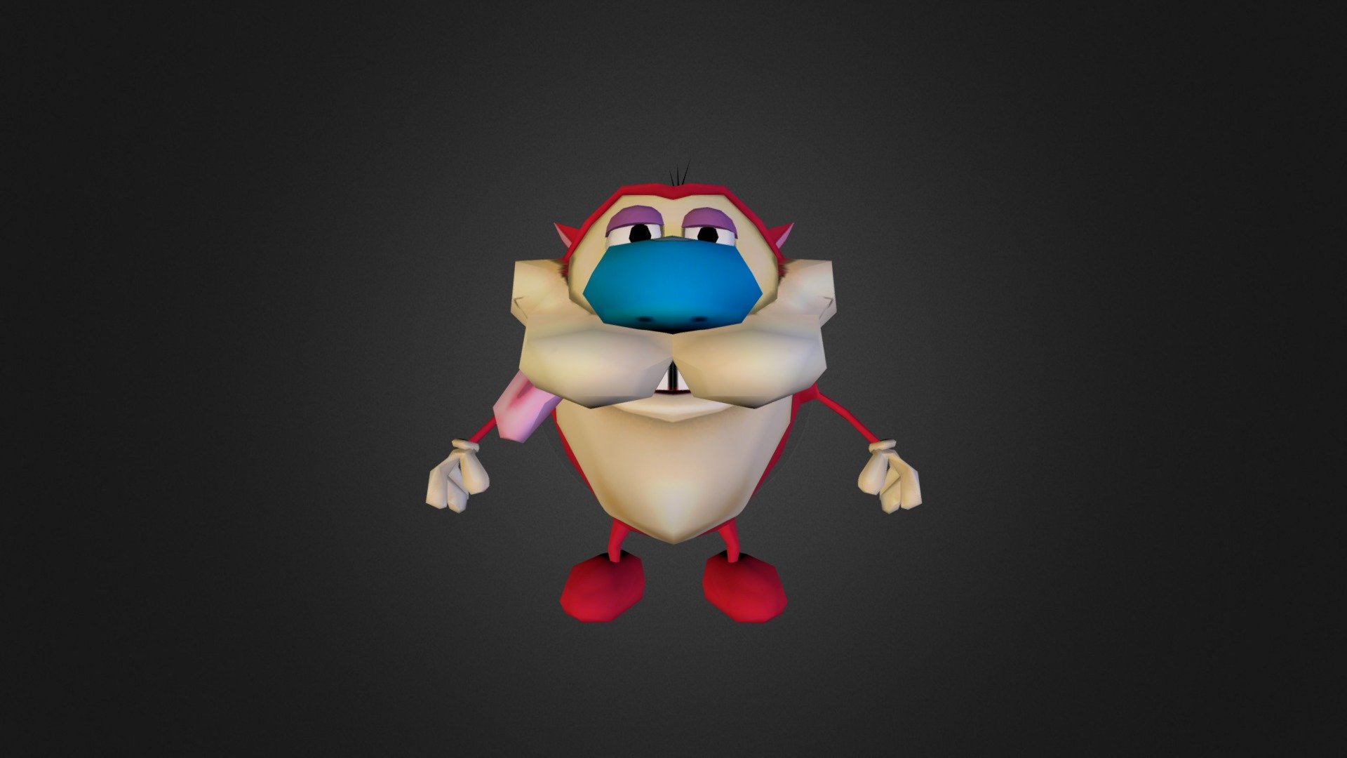 Stimpy - 3D model by frannyw1807 [a1ee4b2] - Sketchfab