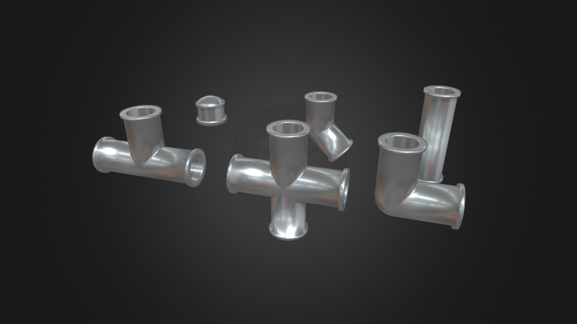 Plumbing pipes - 3D model by viniciusoliveira300 [a1ef3fb] - Sketchfab