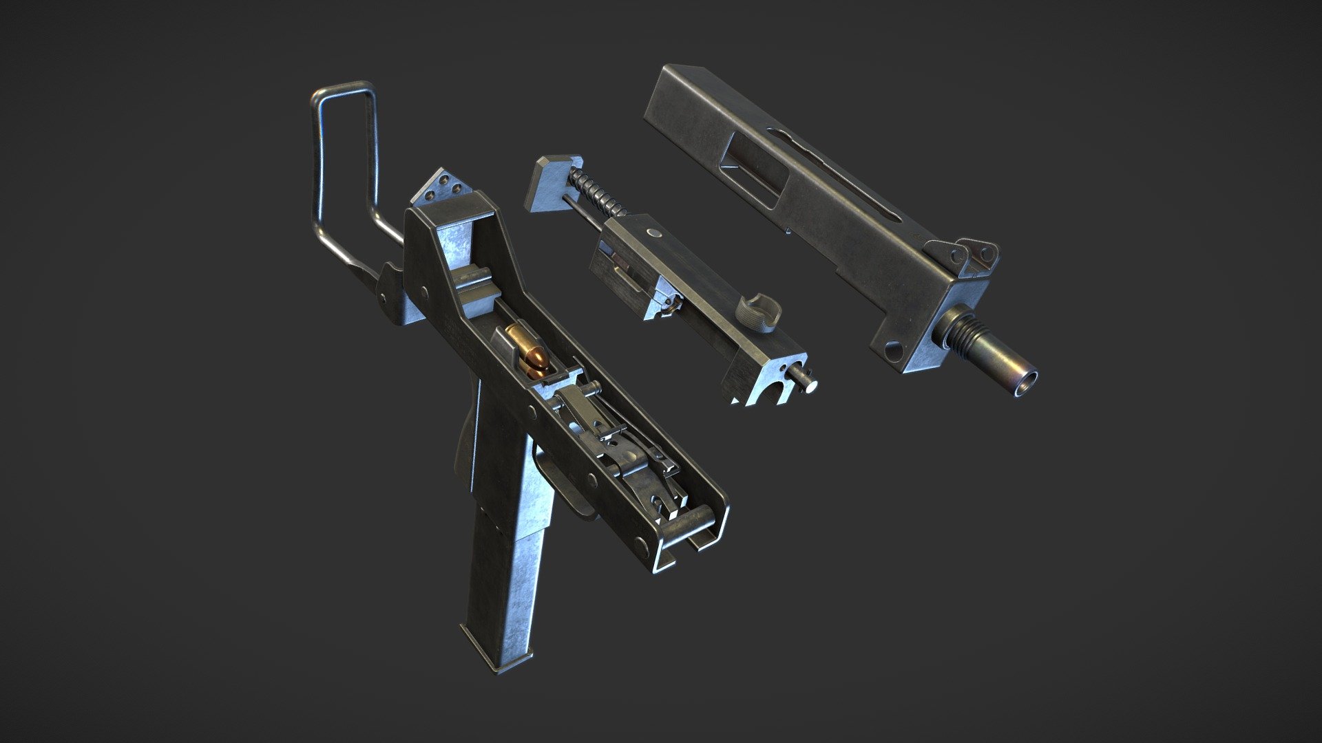 Mac-10 Opened - 3D model by Superbucky91 (@pyash6573) [a1ef585] - Sketchfab