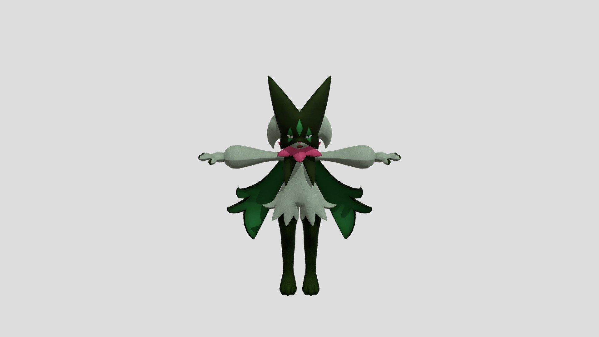 Pokemon-Scarlet-violet-Meowscarada - Download Free 3D model by ...