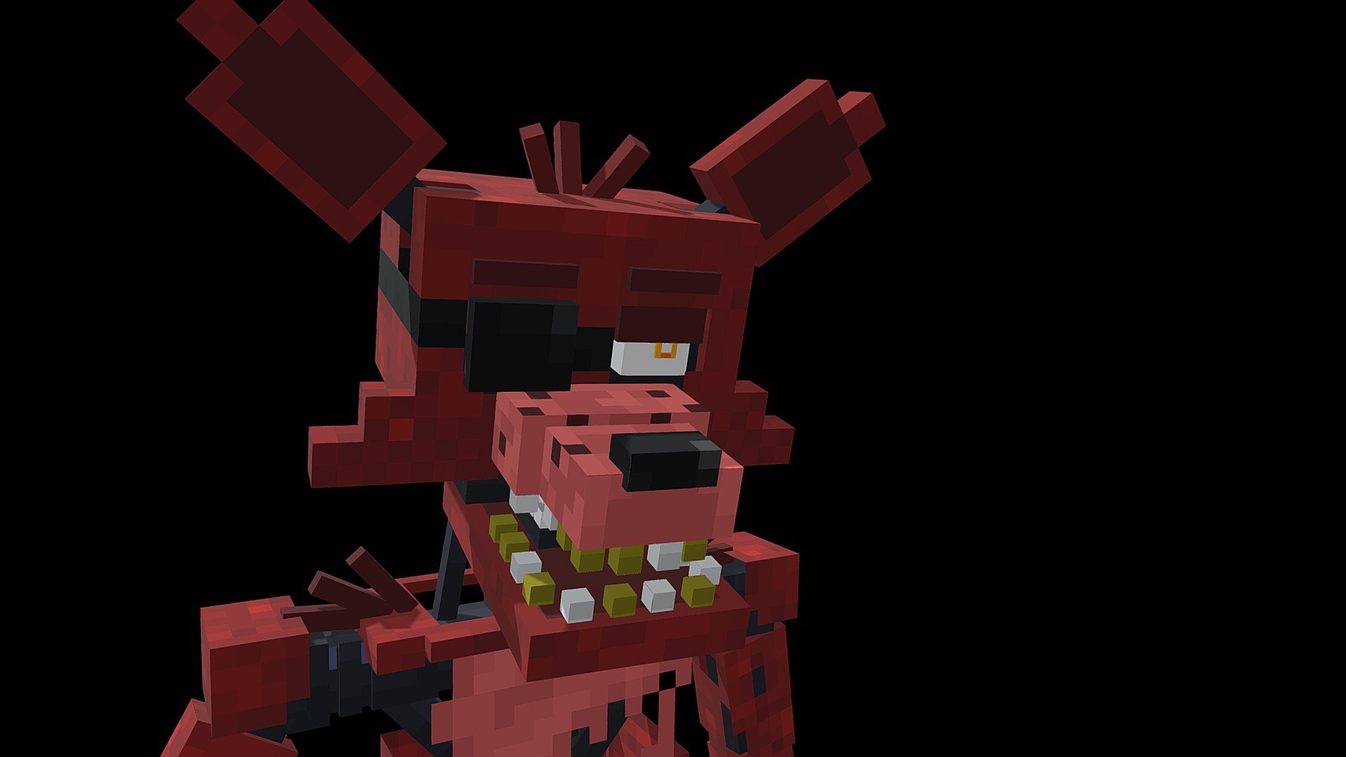 Foxy Minecraft - Download Free 3D model by Vindsval (@adrian.brynning ...