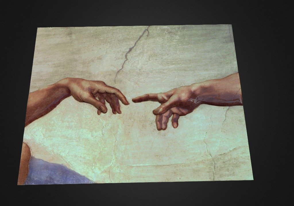 Hands of God Relief - 3D model by zverse [a1f42d9] - Sketchfab