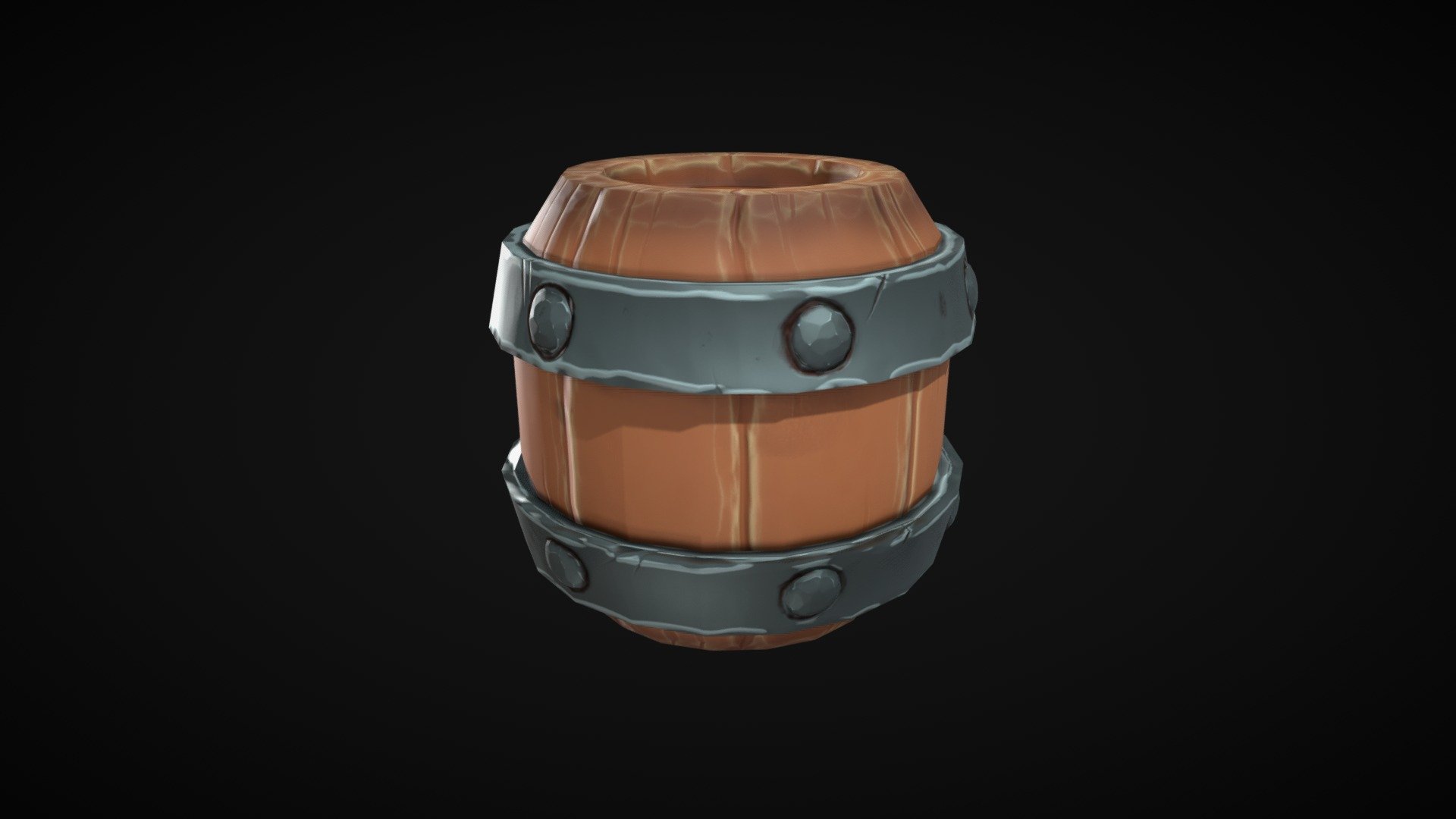 Stylized Barrel Gameready HM XYZ - Download Free 3D model by nimzu ...