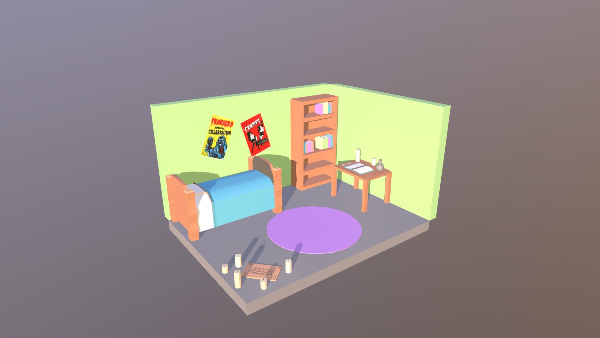 Room - 3D model by Ambyth (@SabineVanEttinger) [a1f5f10] - Sketchfab
