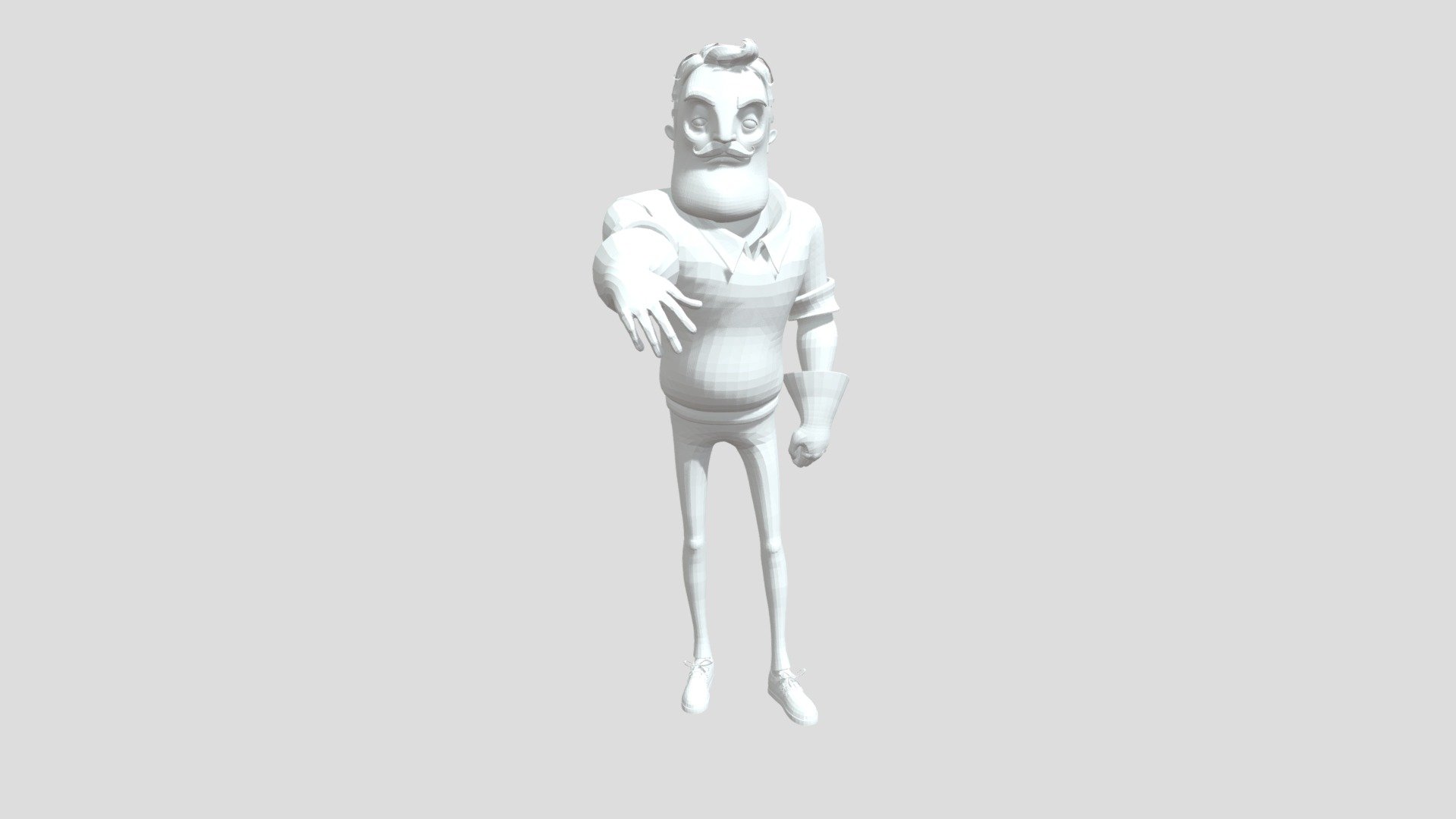 Neighbor All animation Hello Neighbor 2 - Download Free 3D model by ...