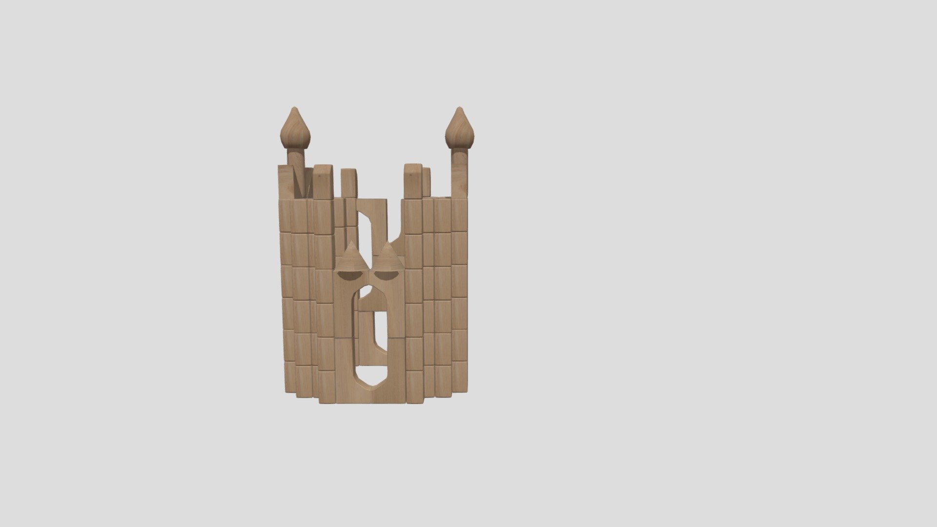 Block Castle - Download Free 3D model by gfd0006 [a1f6b5f] - Sketchfab