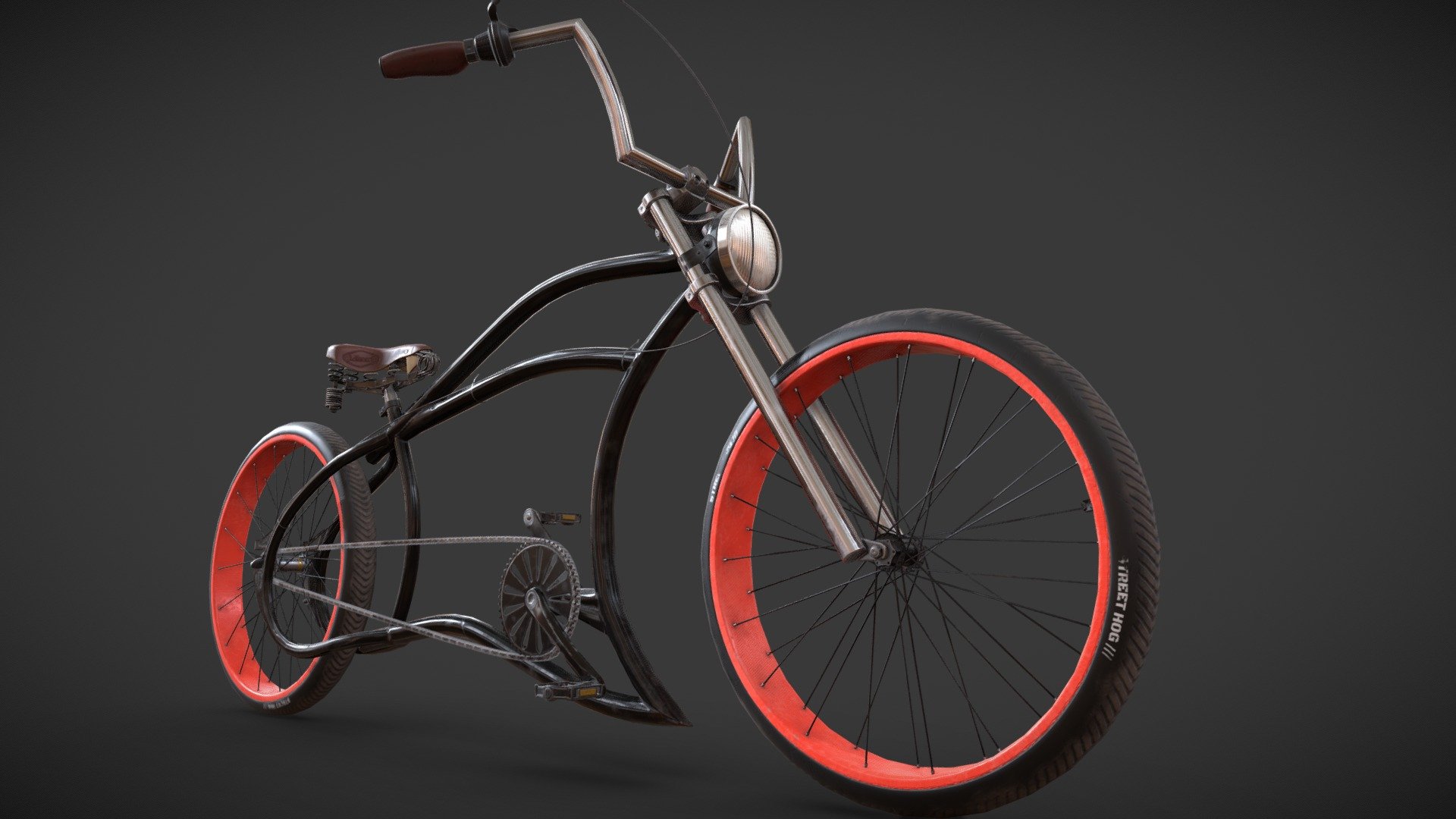 Bicycle / Frame-TSP Wave / High texture - 3D model by Lunev (@lunev1996 ...
