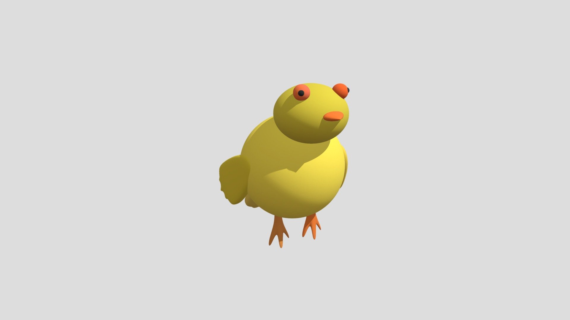 Pulcino strabico - 3D model by ueee [a1fd1bc] - Sketchfab