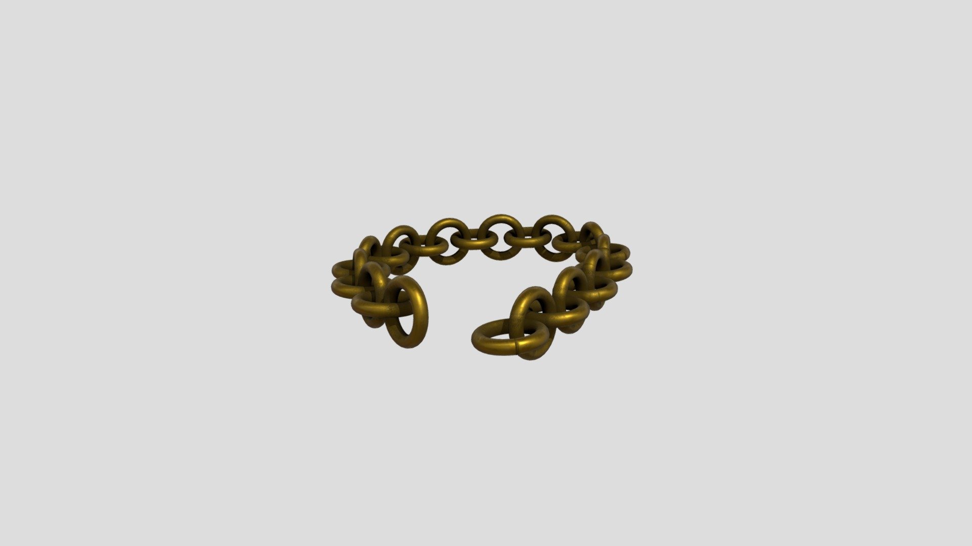 Old gold chain - Download Free 3D model by Azael_ [a1fd60a] - Sketchfab