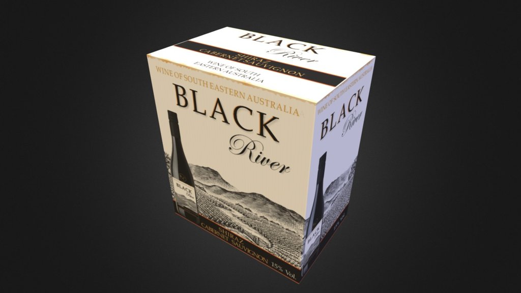 Black River Box - 3D model by Fortium Wine A/S (@fortium) [a1ff9f3 ...