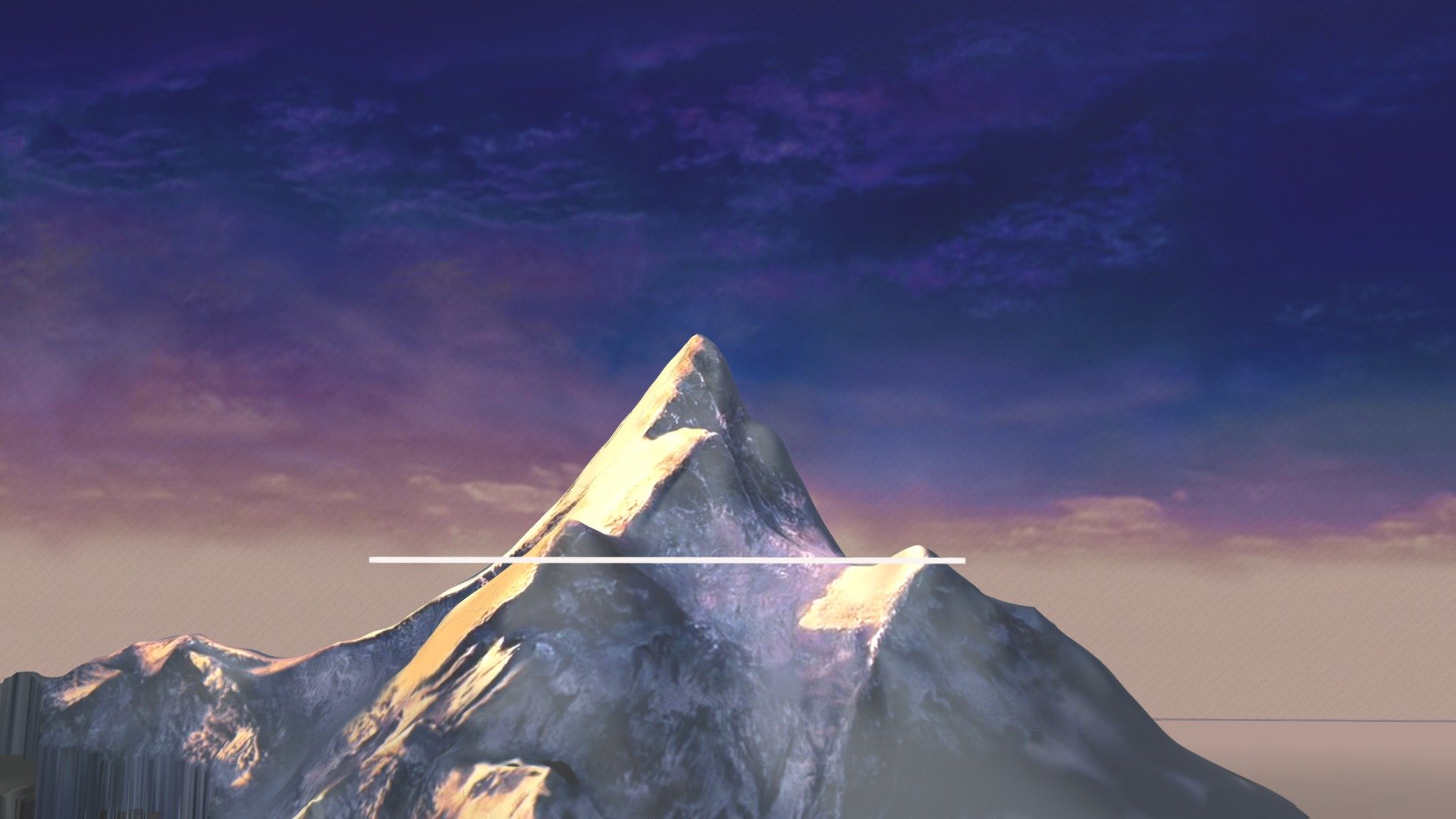 Paramount Pictures logo (2003) (The Core variant - 3D model by ...