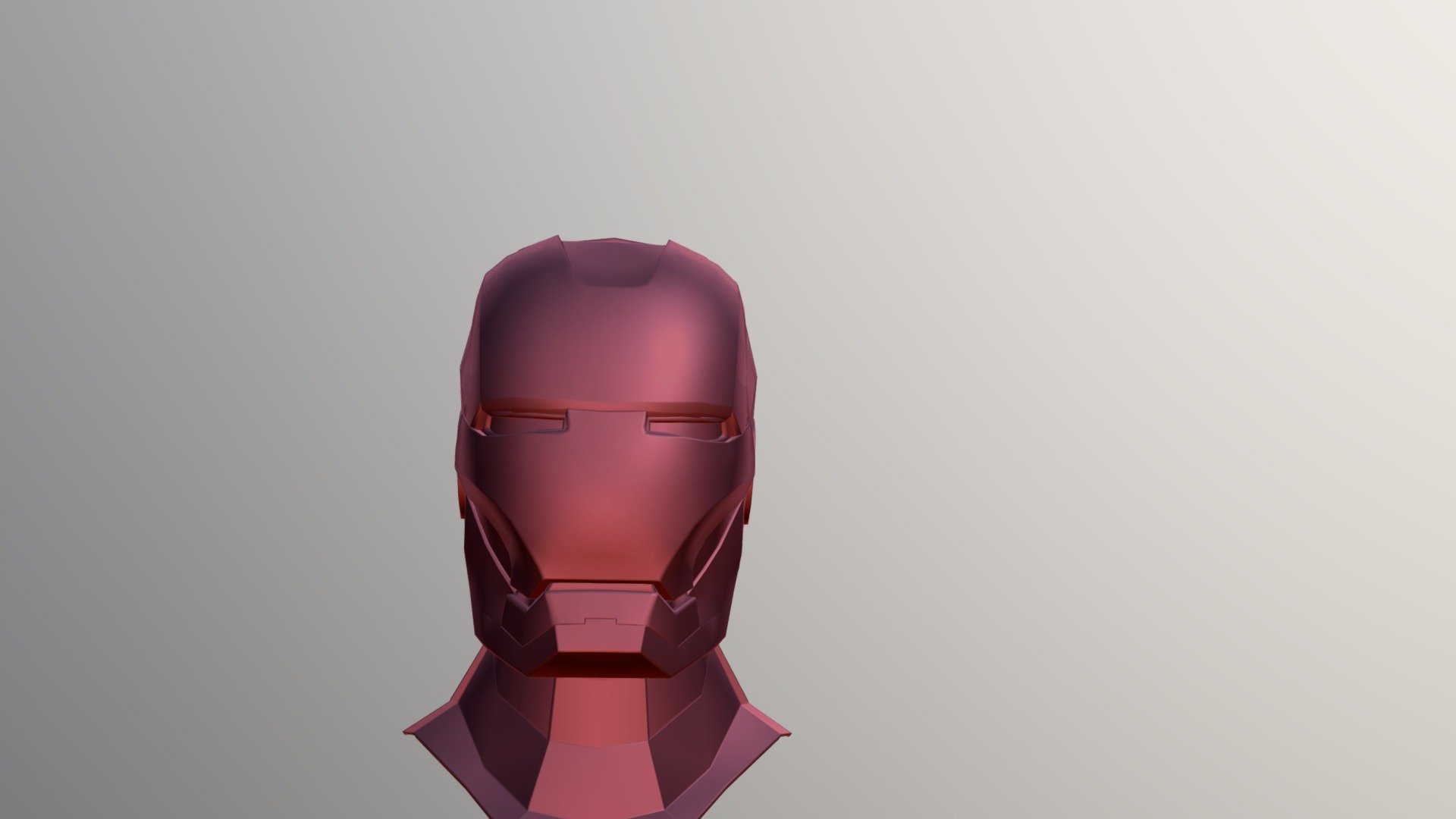 Iron Man Head white (Kh) - Download Free 3D model by Photoshop ...