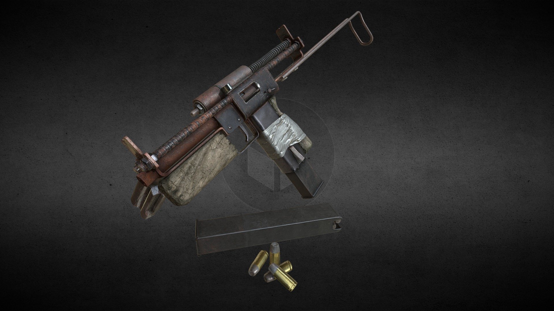 Junk Machine Pistol - 3D model by maxvonbehr [a200eb9] - Sketchfab