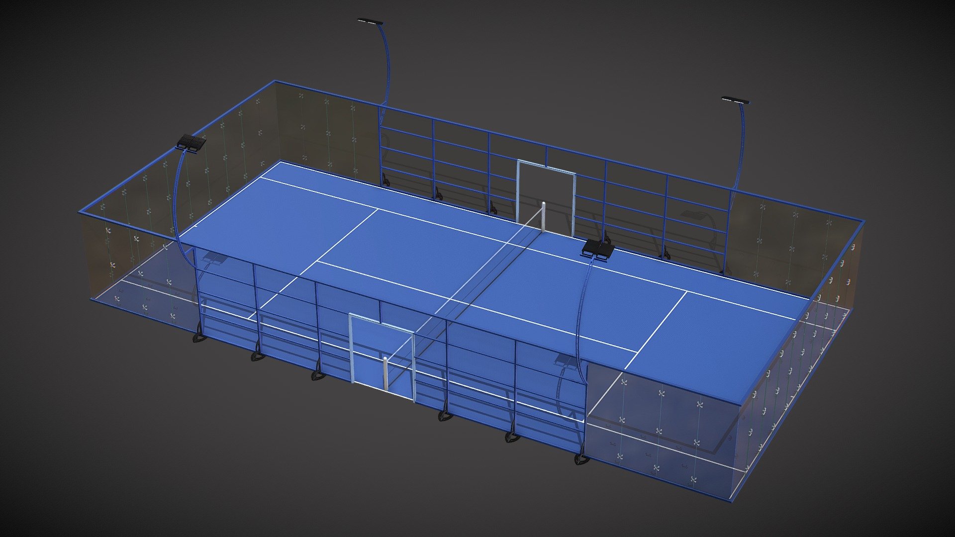Tennis Padel Galis Split - 3D model by Sergo_CRAFTSMAN [a2028f2 ...
