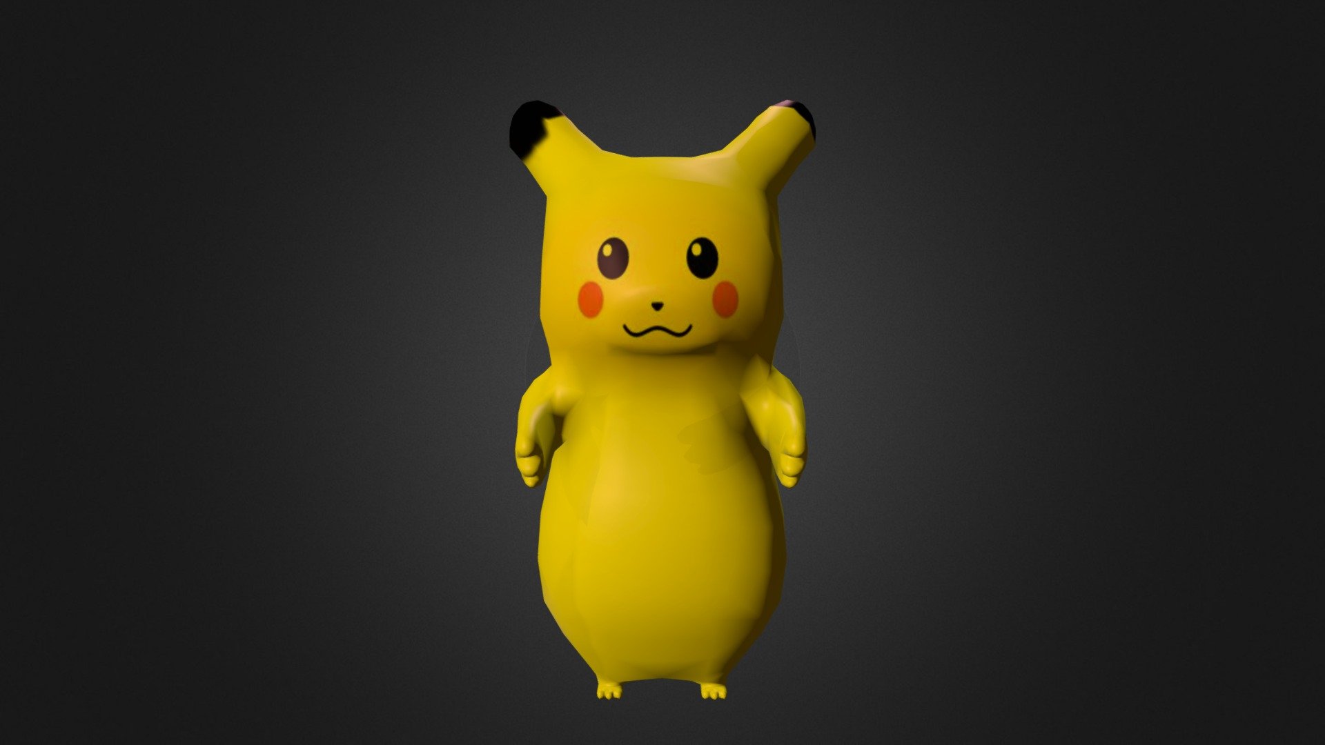 picachu - 3D model by bernie.bouma [a203fd4] - Sketchfab