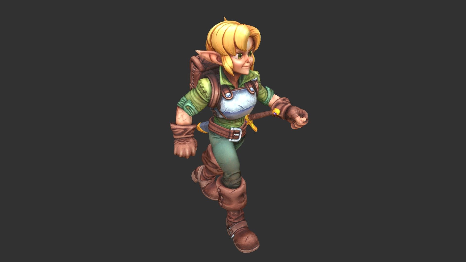 Landstalker - Nigel Walk Cycle - 3D model by Redmond (@wedmond ...