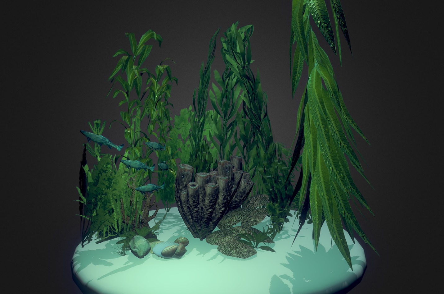 Underwater Foliage - 3D model by polybean [a207447] - Sketchfab