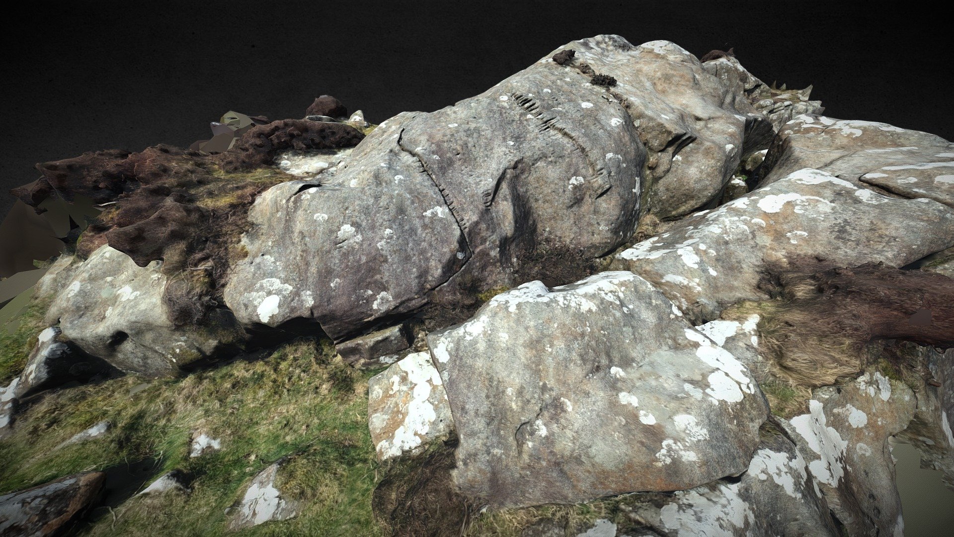 Carn Enoch, Mynydd Dinas Rock Carvings - Download Free 3D model by Nick ...