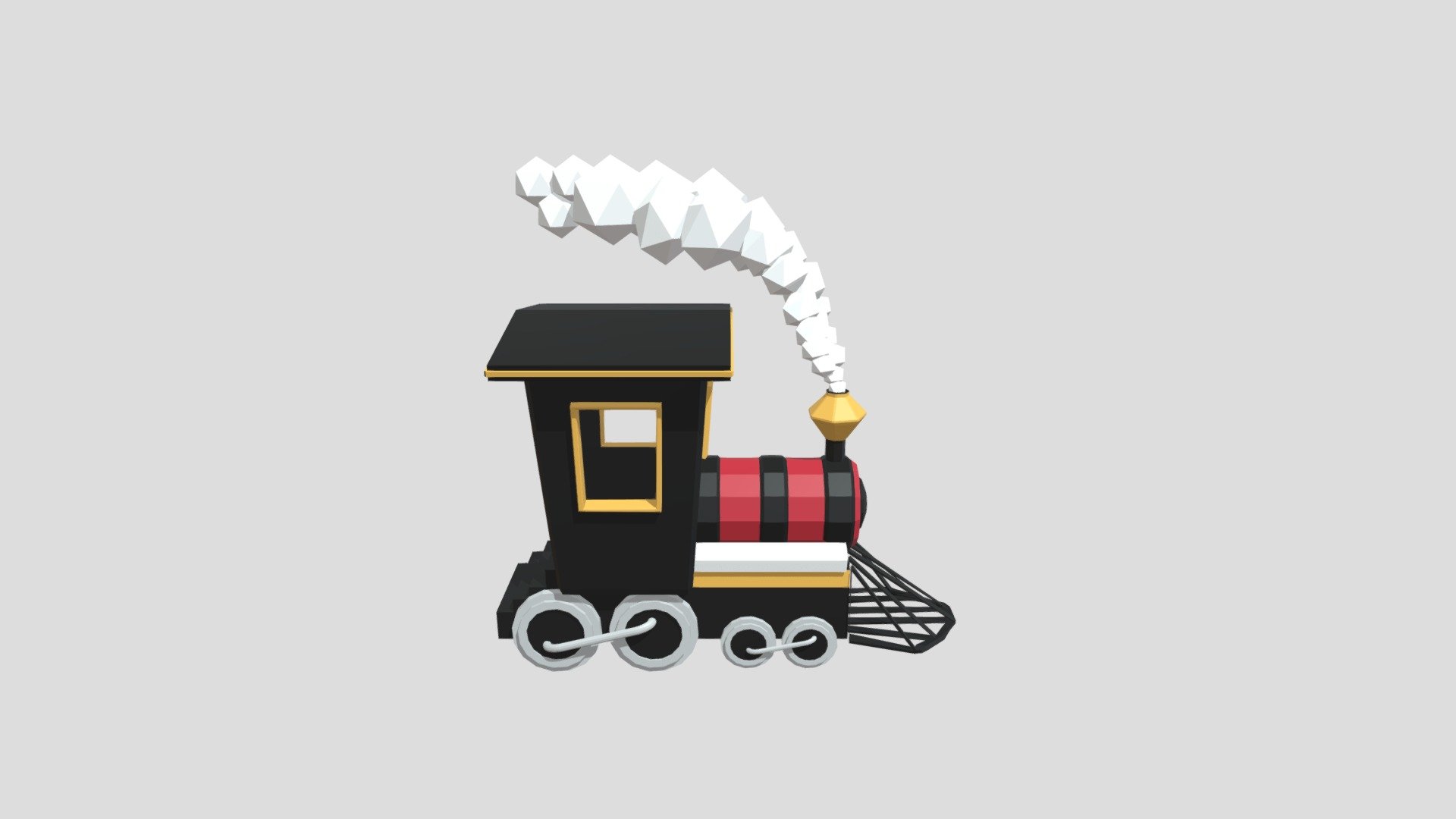Low Poly Train - 3D model by marianna_gz [a2097fa] - Sketchfab