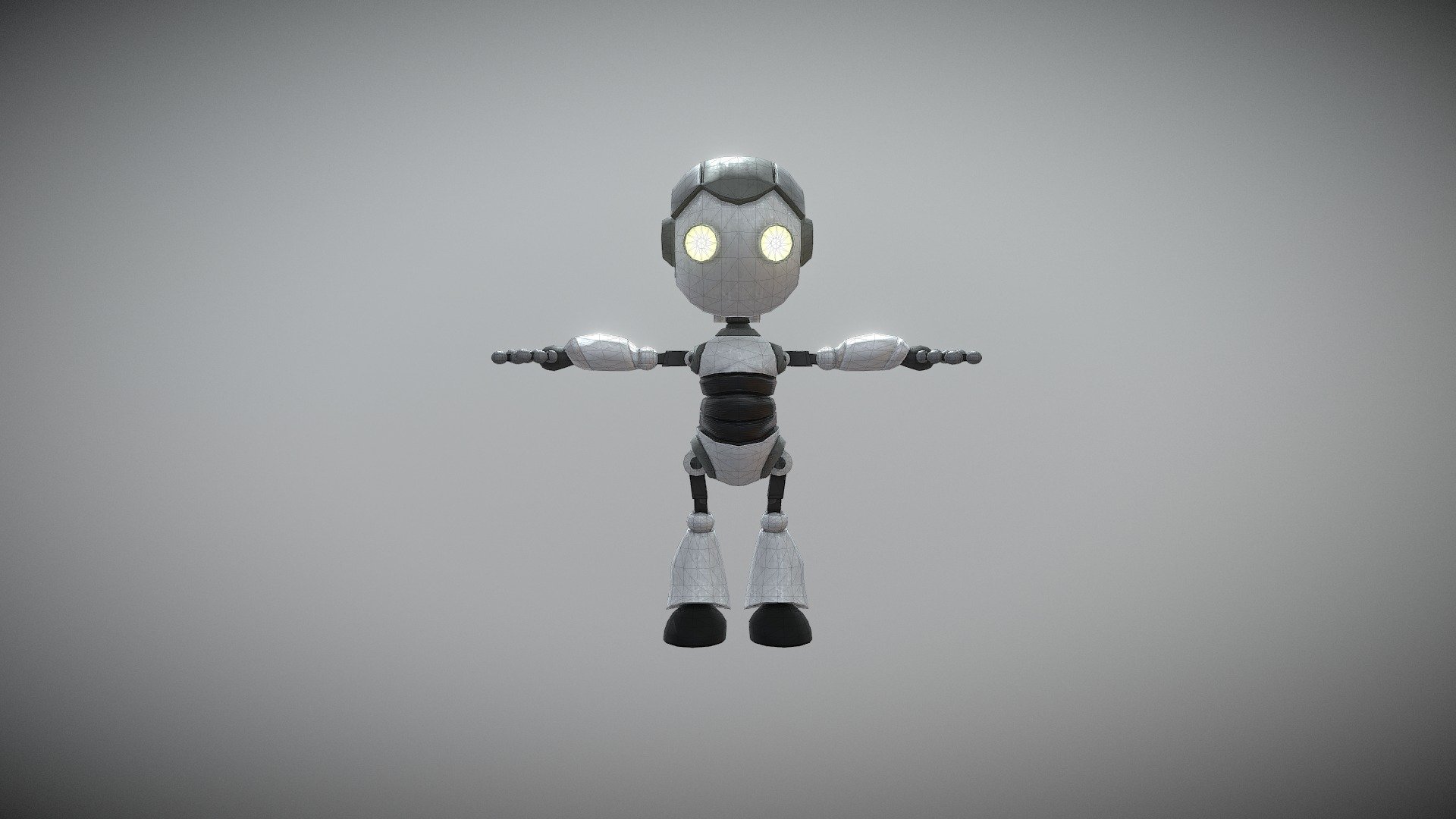 Robot Character - 3D model by keola levenson (@keolalevenson) [a20b3eb ...