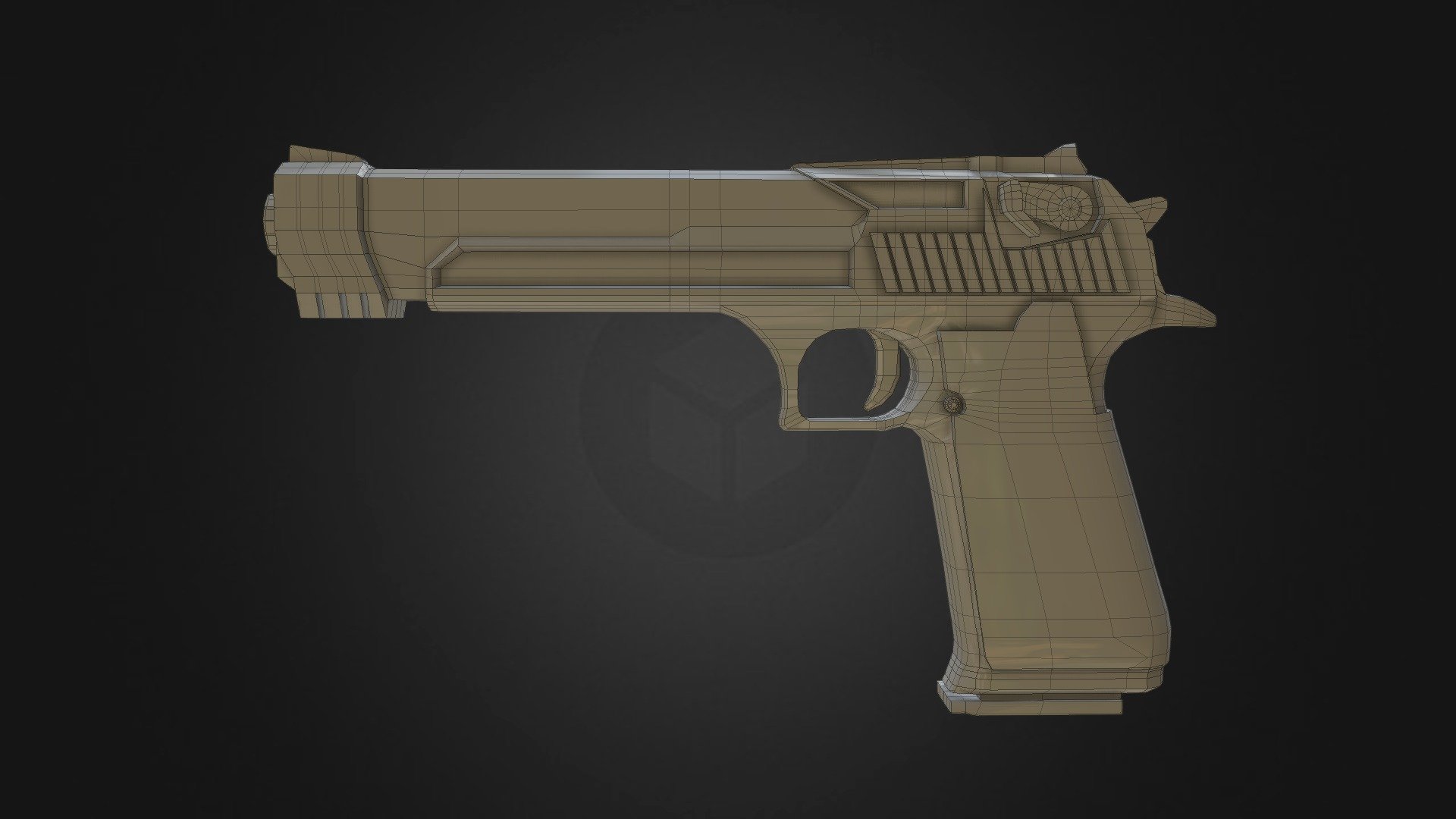 Pistol - 3D model by vincerosas818 [a20b6ab] - Sketchfab
