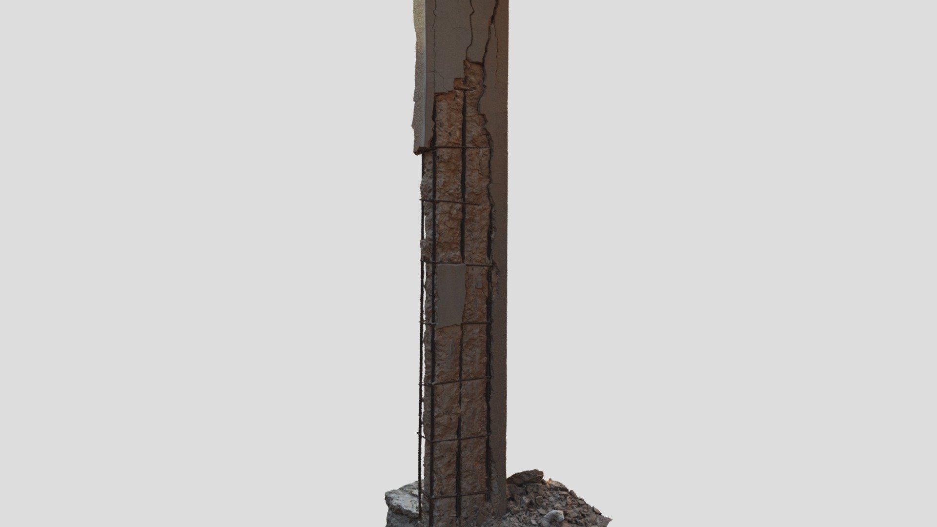 Old sand stone broken pillar - Doha, Qatar - Download Free 3D model by ...