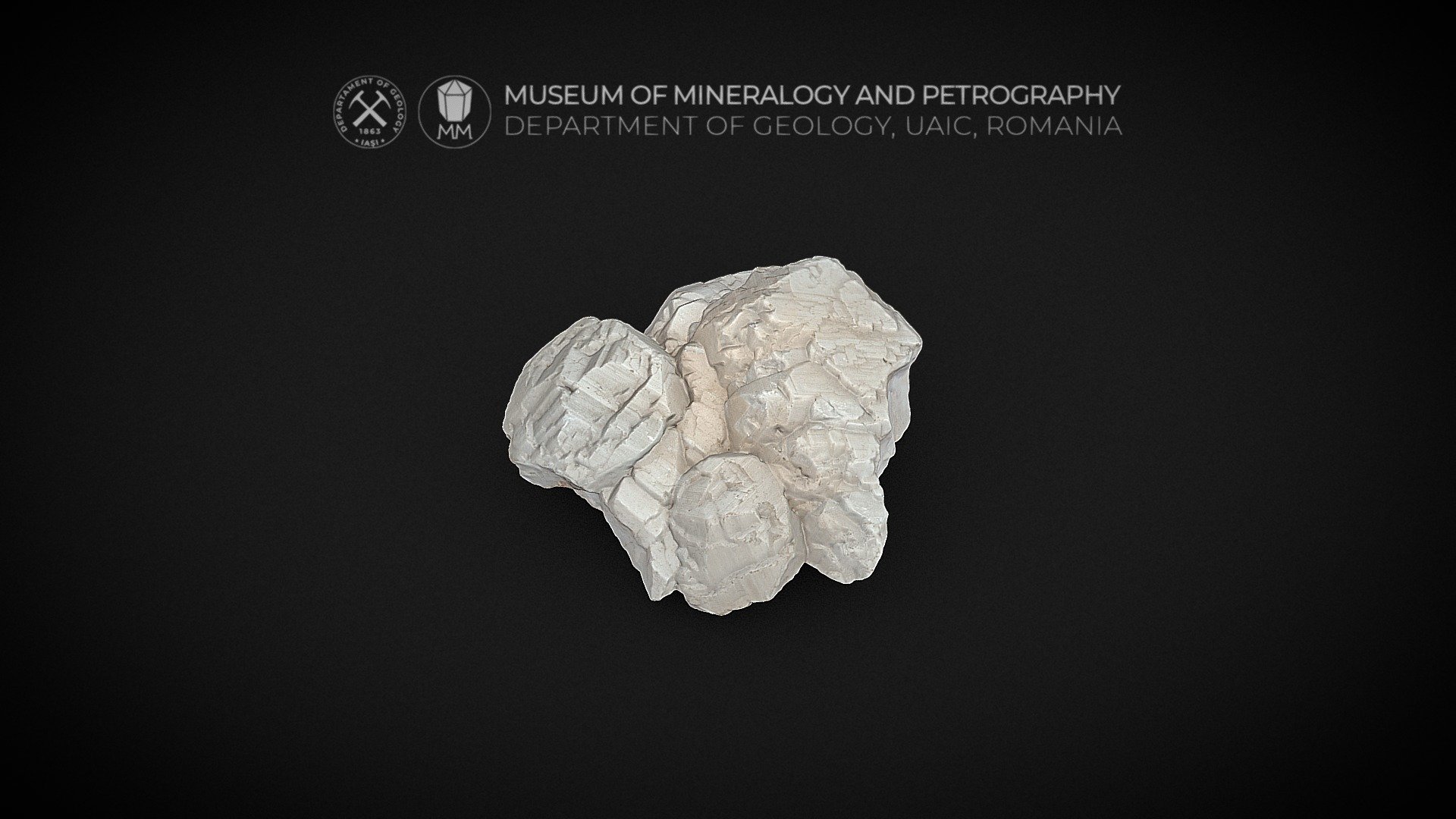 Calcite with rhombohedral cleavage - 3D model by Museum of Mineralogy ...