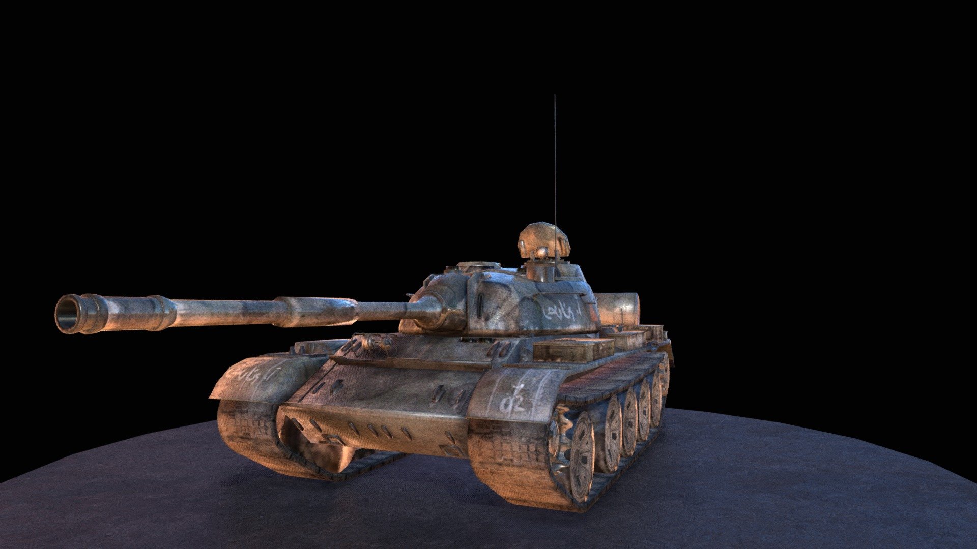 T55 (LOW POLY) - Download Free 3D model by LM3D (@lm9241221) [a20dc34 ...