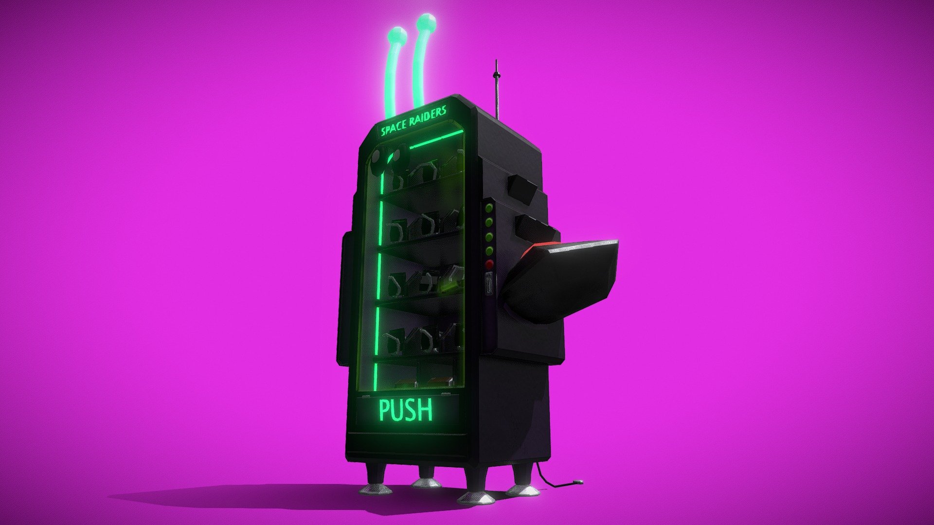 Space Raiders Vending Machine - 3D model by Jamie McFarlane ...