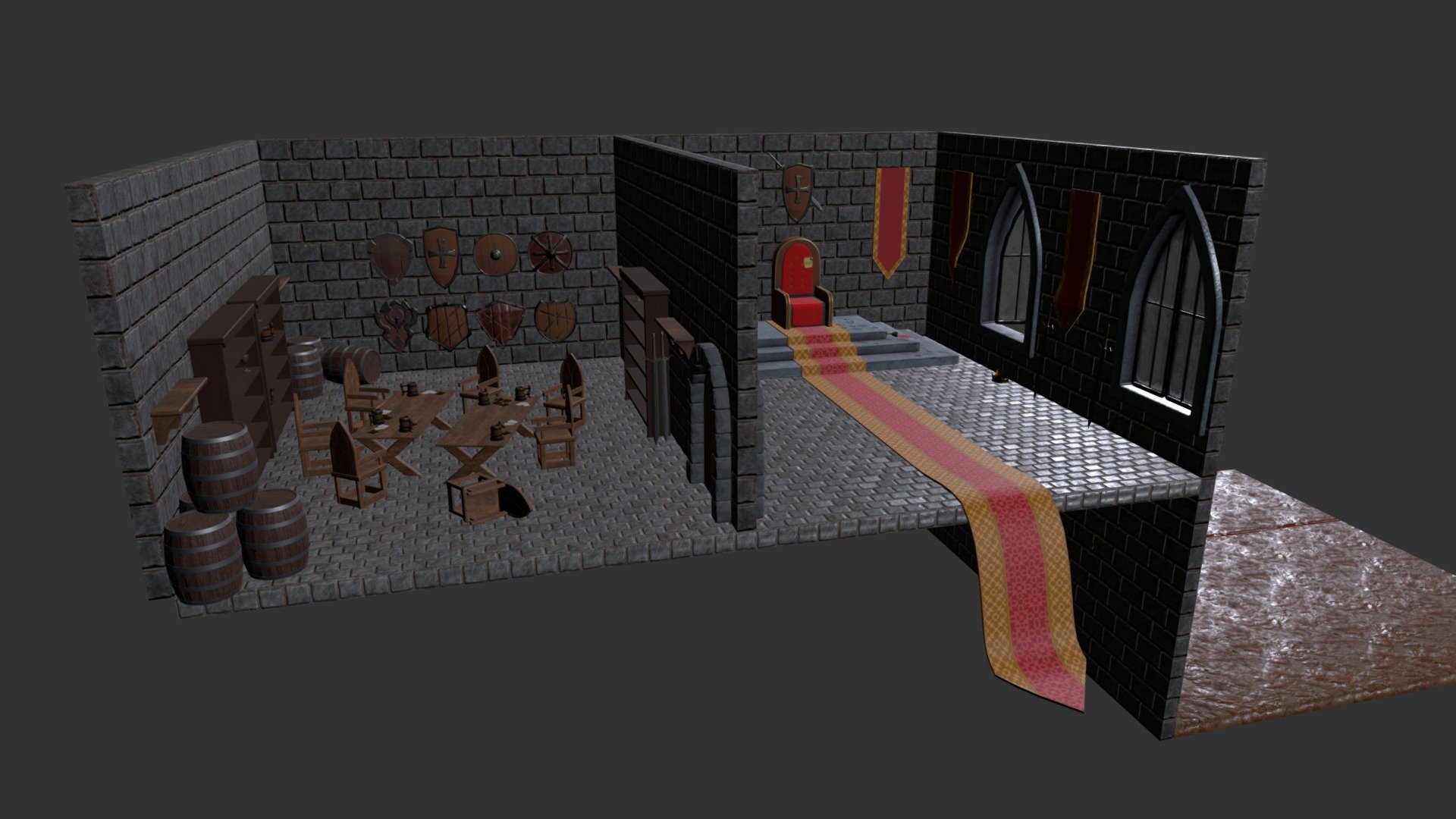 Tribute Room Review Build - 3D model by Adam Holland (@adam_holland_sae ...