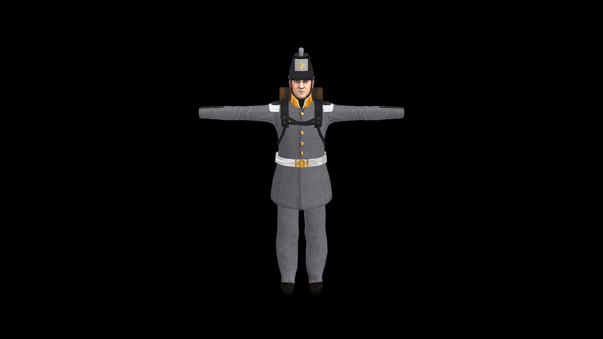 Tier 1: State Infantry soldier - 3D model by izzi_totalf [a21289f ...