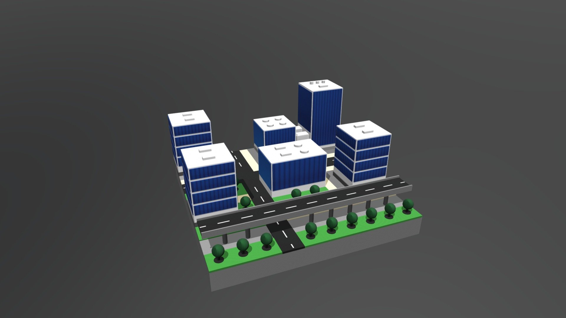 City Model - Download Free 3D model by Sam Tsai (@samtsai) [a212f04 ...