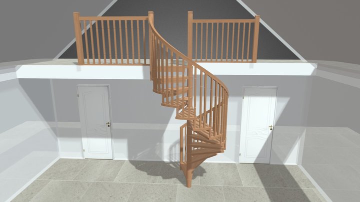 Staircase 3D models - Sketchfab